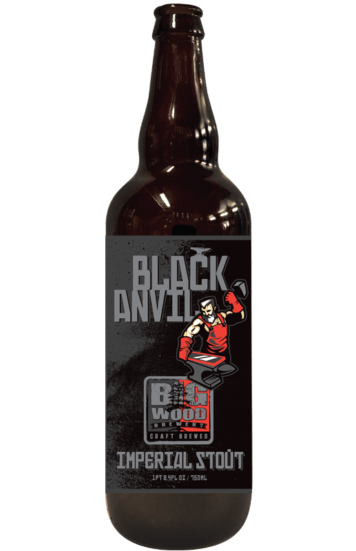 Black Anvil Imperial Stout // Big Wood Brewery – Big Wood Brewery ...
